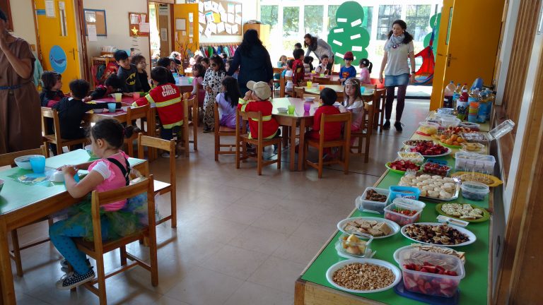 Kindergarten preparó “Buffet saludable” para celebrar Semana del ...